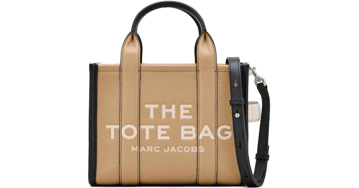 Marc Jacobs The Colorblock Small Tote Bag in Natural | Lyst