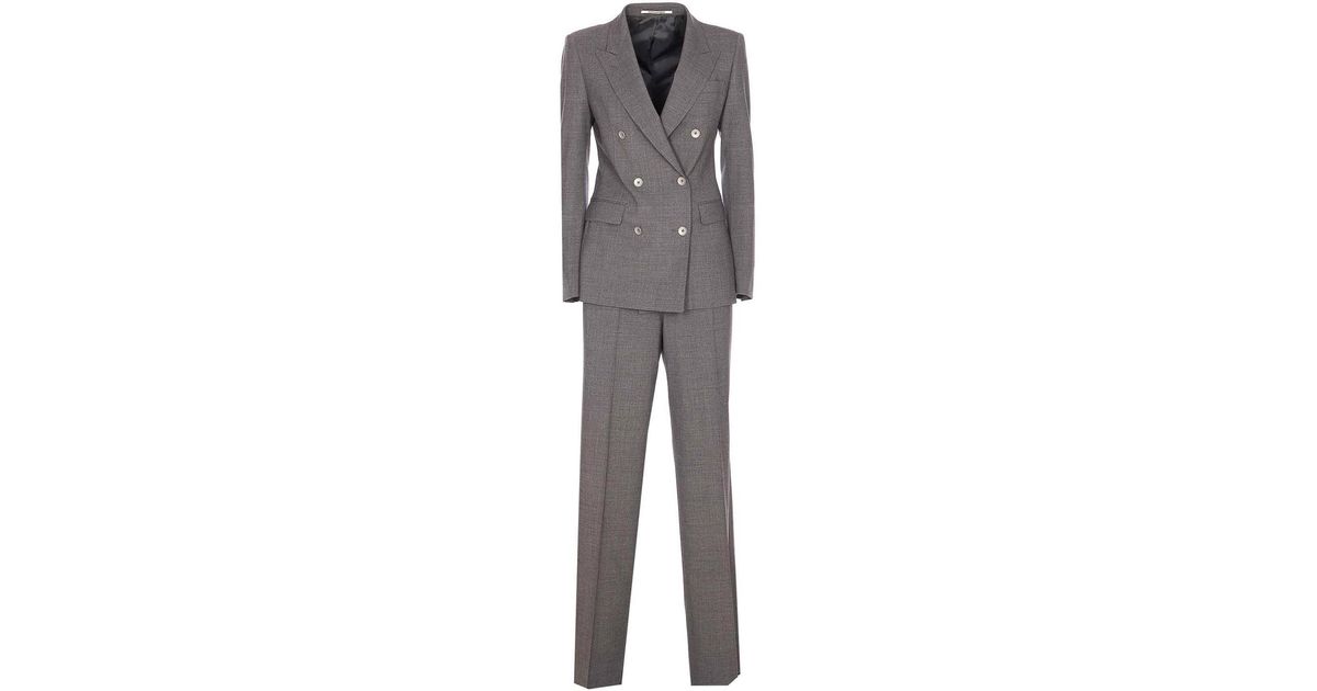 Tagliatore Suit in Grey | Lyst UK