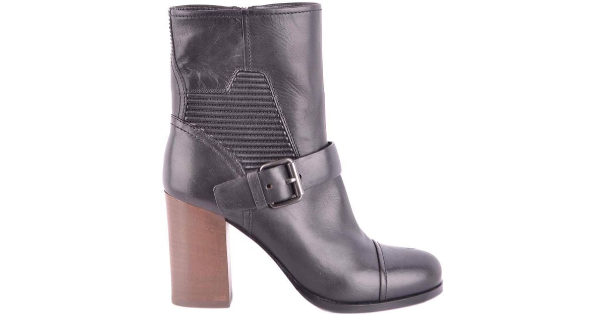 Car Shoe Booties in Gray | Lyst