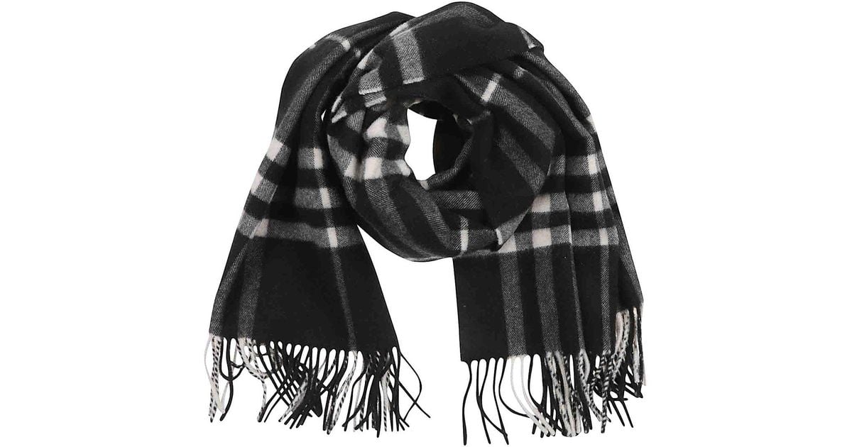 Burberry Scarves in Black | Lyst UK