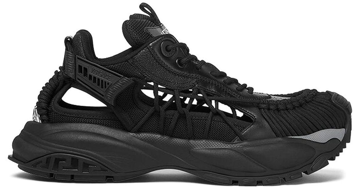 Versace Sneakers in Black for Men | Lyst