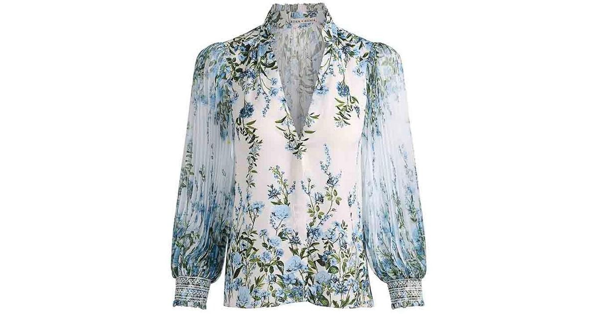 Alice + Olivia Ilan in Blue | Lyst UK