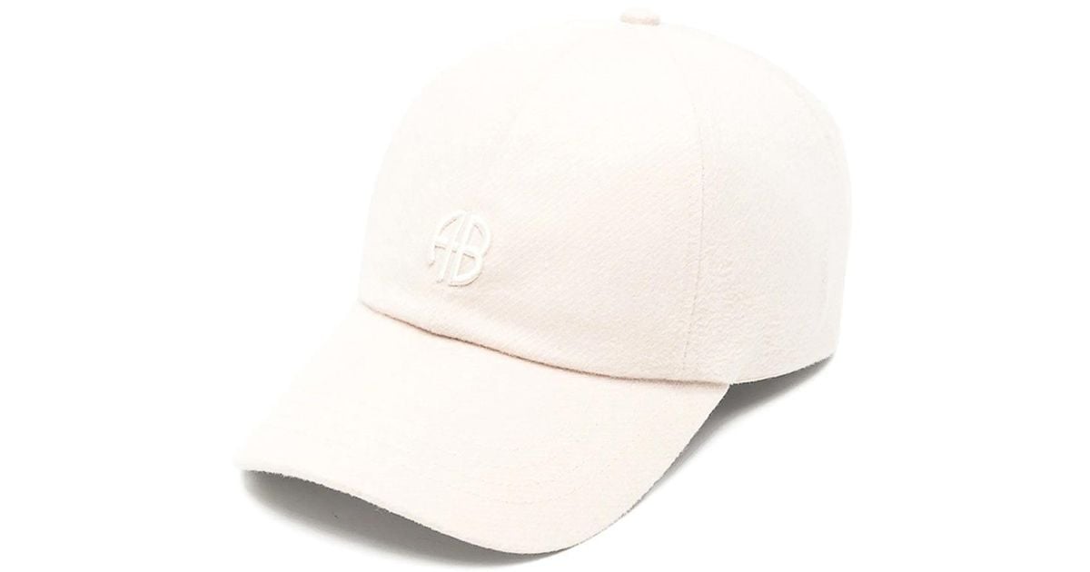 Anine Bing Cap in Natural | Lyst UK