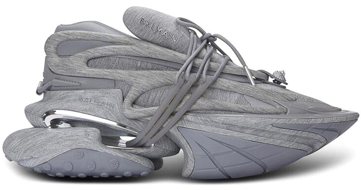 Balmain Sneakers in Gray for Men | Lyst