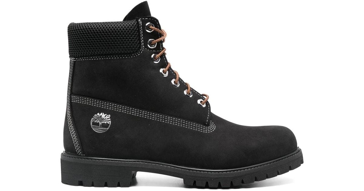 Timberland Premium 6 Inch Suede Boots in Black for Men | Lyst