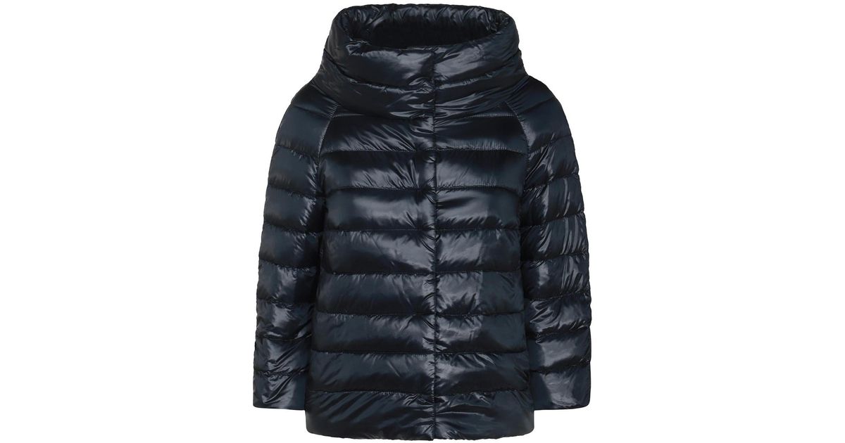 Herno Sofia Down Jacket in Blue | Lyst