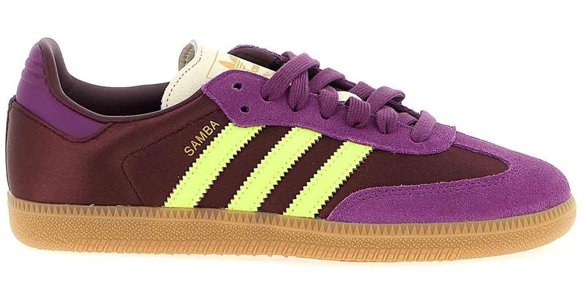 adidas Originals Samba Og Sneakers in Purple | Lyst UK