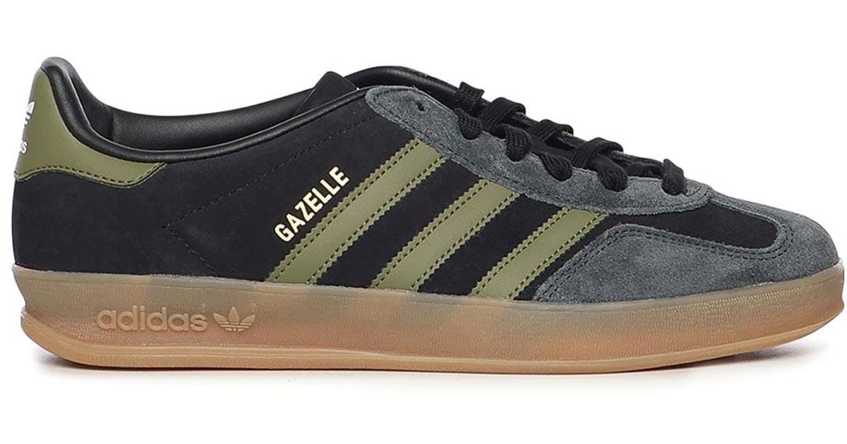 adidas Originals Gazelle Indoor Sneakers in Black for Men | Lyst UK