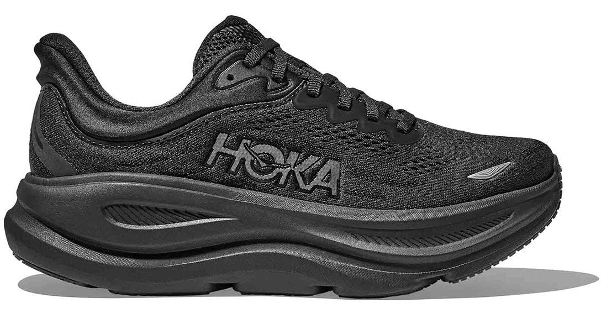 Hoka One One Bondi 9 Sneakers in Black for Men | Lyst UK