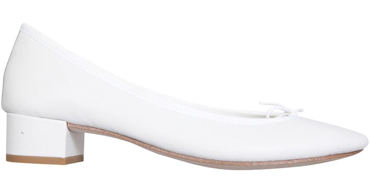 Repetto Camille Dancer in White | Lyst