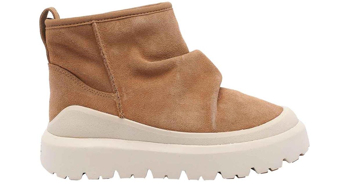 UGG Heritage Utility Mini Booties in Brown | Lyst UK