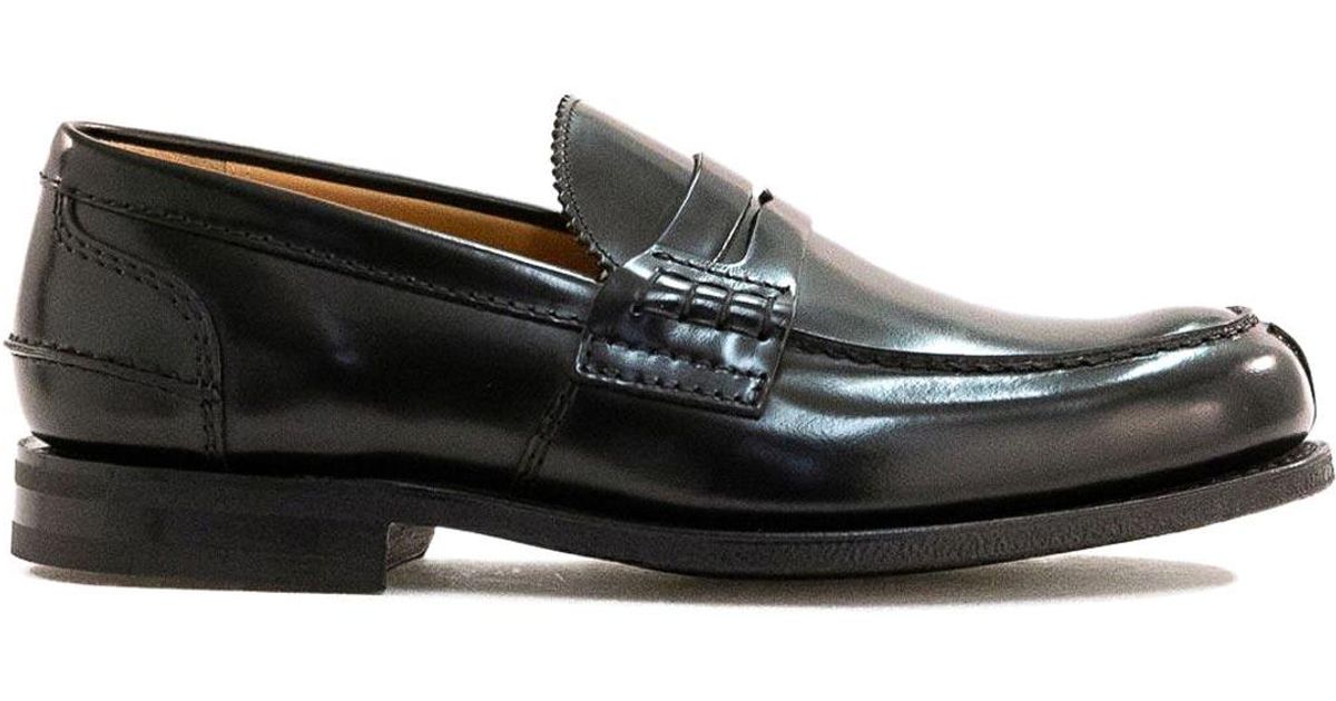 Church's Pembrey 20 Penny Loafers in Black for Men | Lyst UK