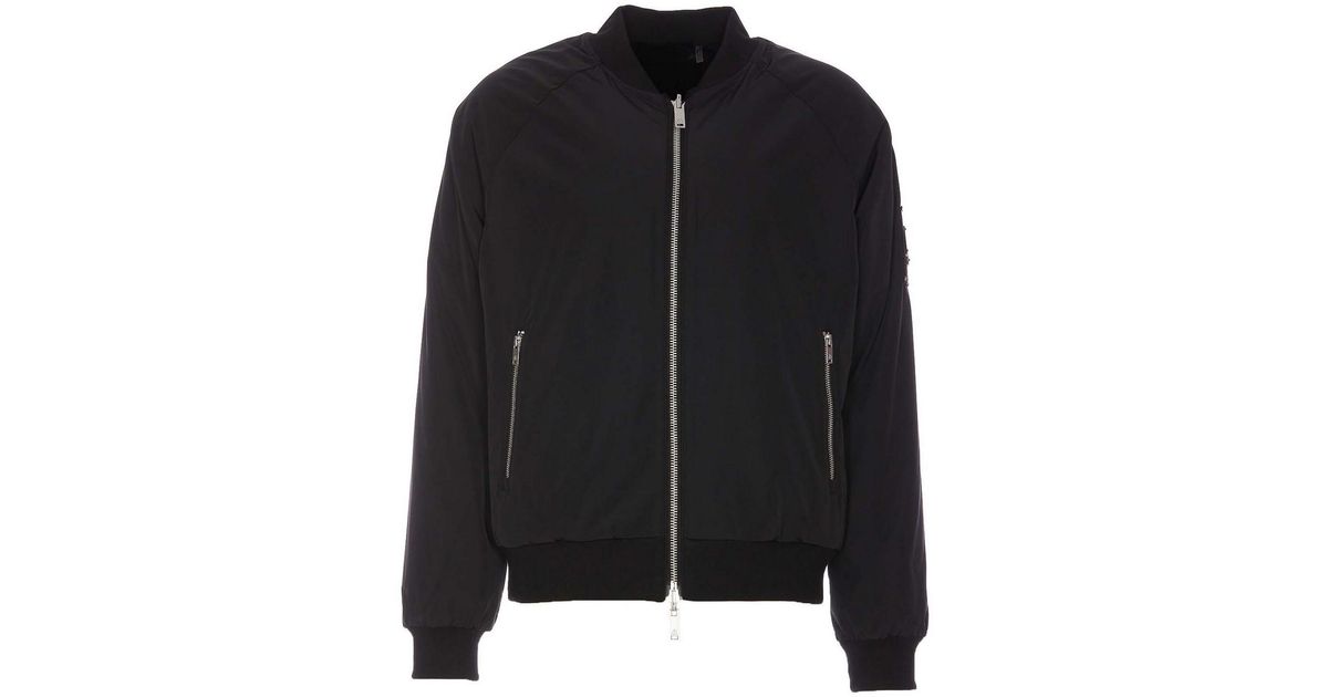 Moose Knuckles Bunny Bomber in Black for Men | Lyst