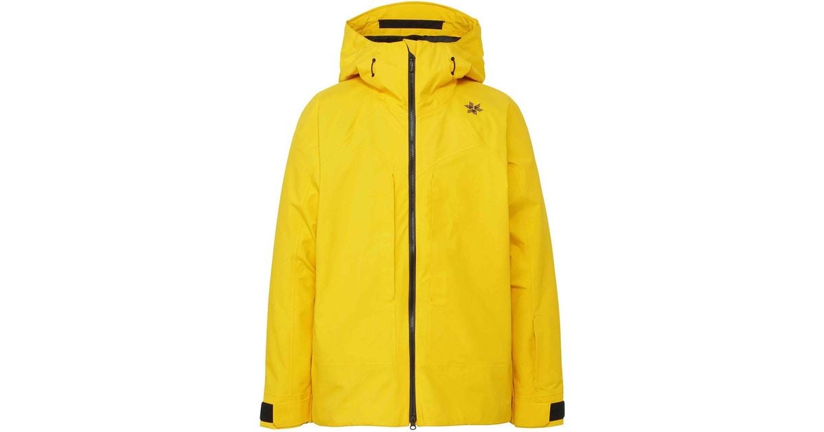 Goldwin Gore-Tex 2L Jacket in Yellow for Men | Lyst