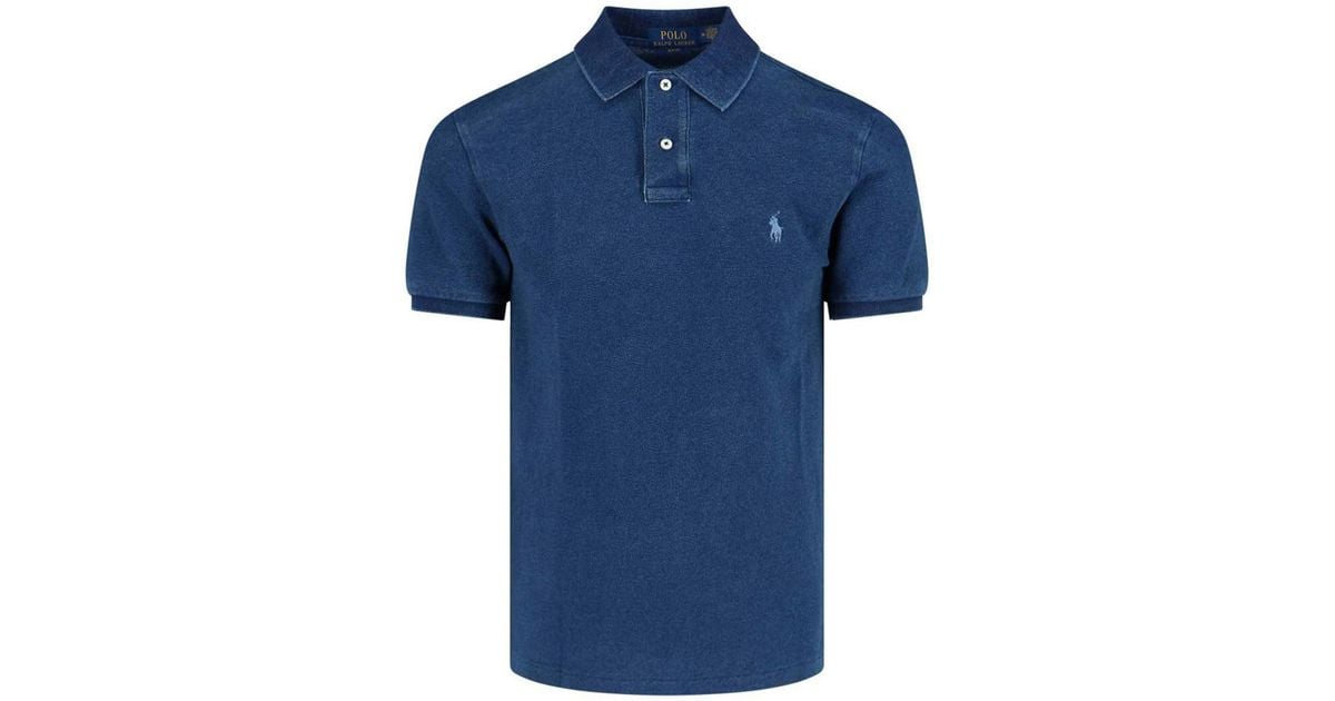 Polo Ralph Lauren Logo Pole in Blue for Men | Lyst UK