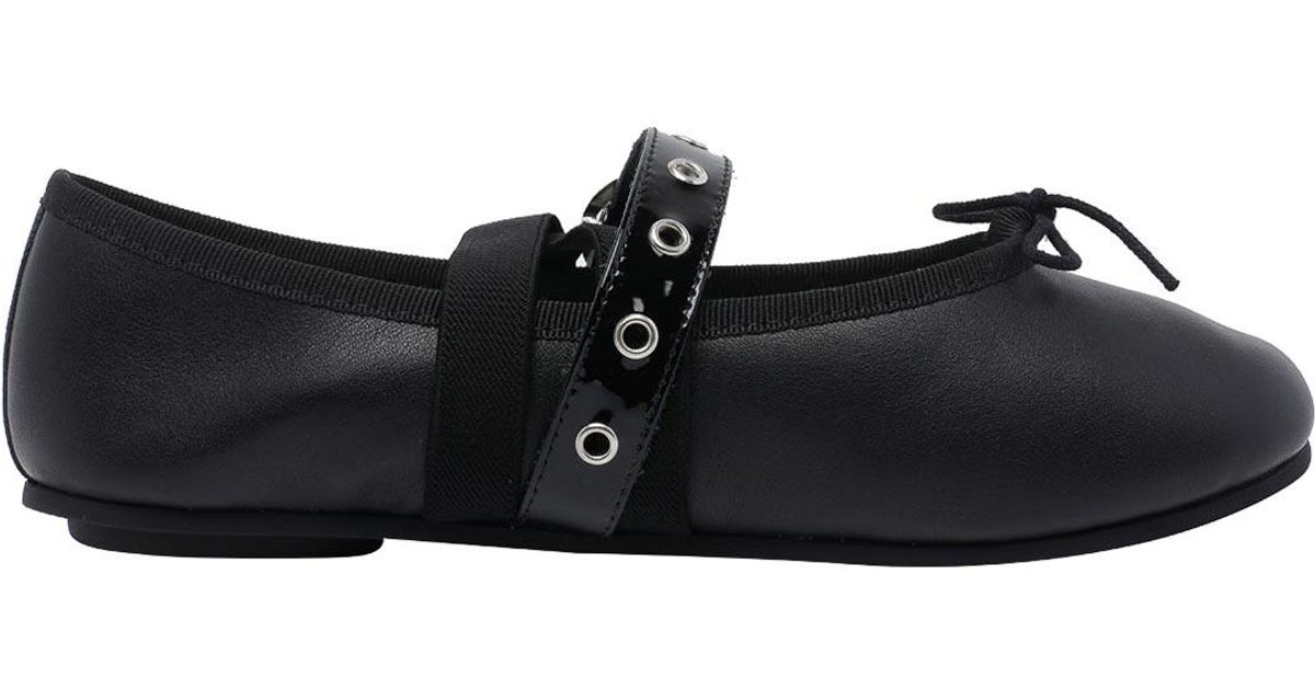Repetto Twist Mary Jane Ballets in Black | Lyst