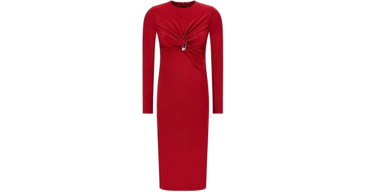 Versace Dress in Red | Lyst