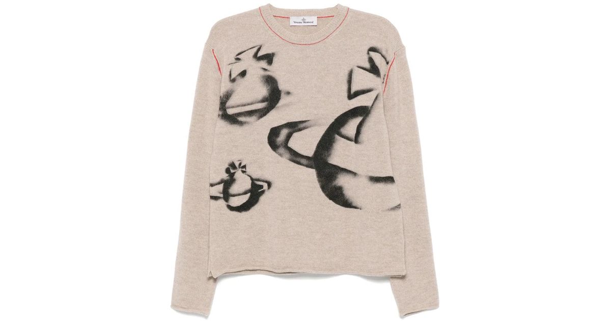 Vivienne Westwood Orbit Jumper in Natural for Men | Lyst