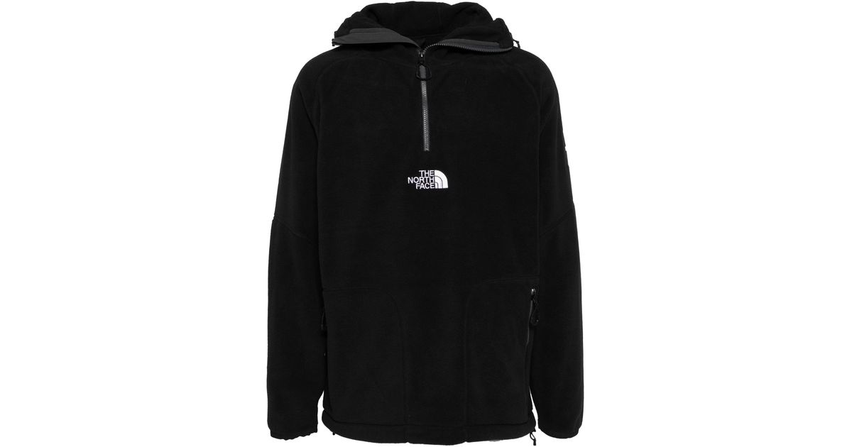 The North Face Shearling Hooded Jacket in Black for Men | Lyst
