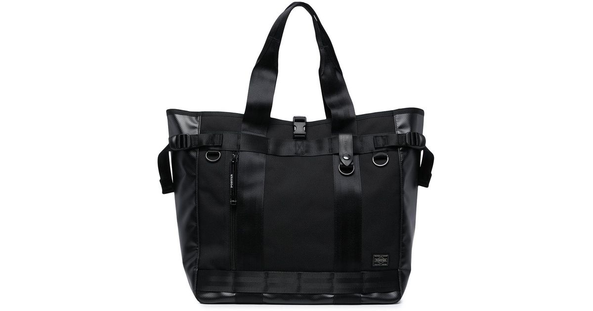 Porter-Yoshida and Co Panelled Slide-Buckled Tote Bag in Black for Men | Lyst UK