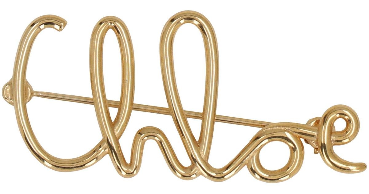Chloé Iconic Pin in White | Lyst UK