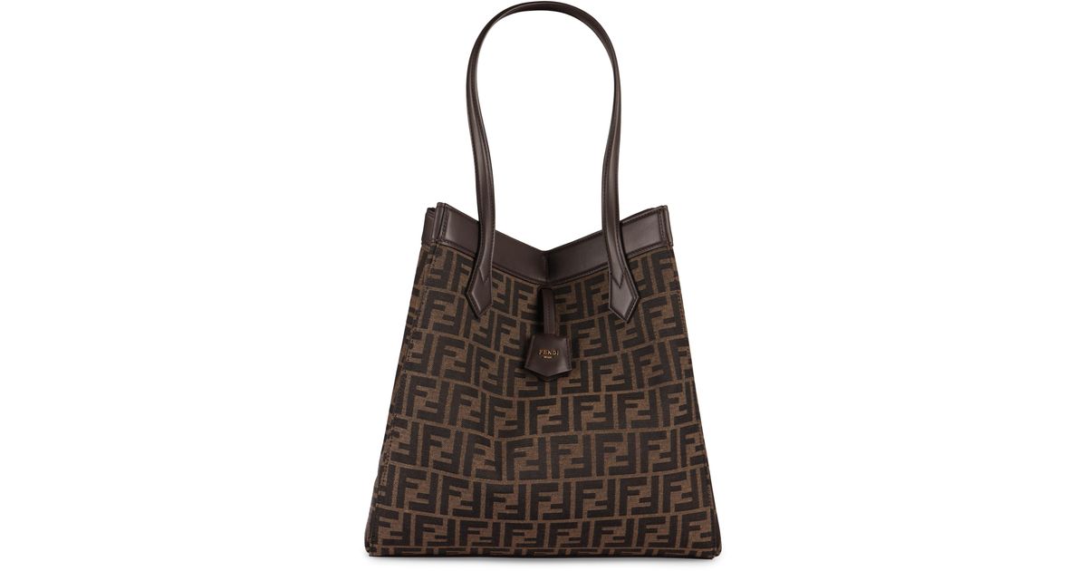Fendi Origami Tote Bag in Brown | Lyst