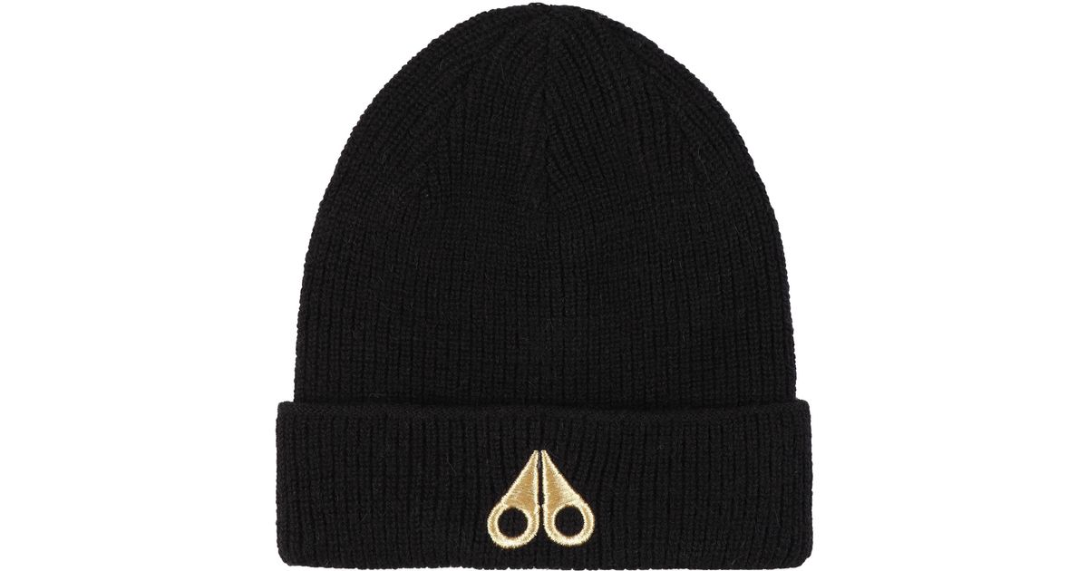 Moose Knuckles Toque Beanie in Black | Lyst