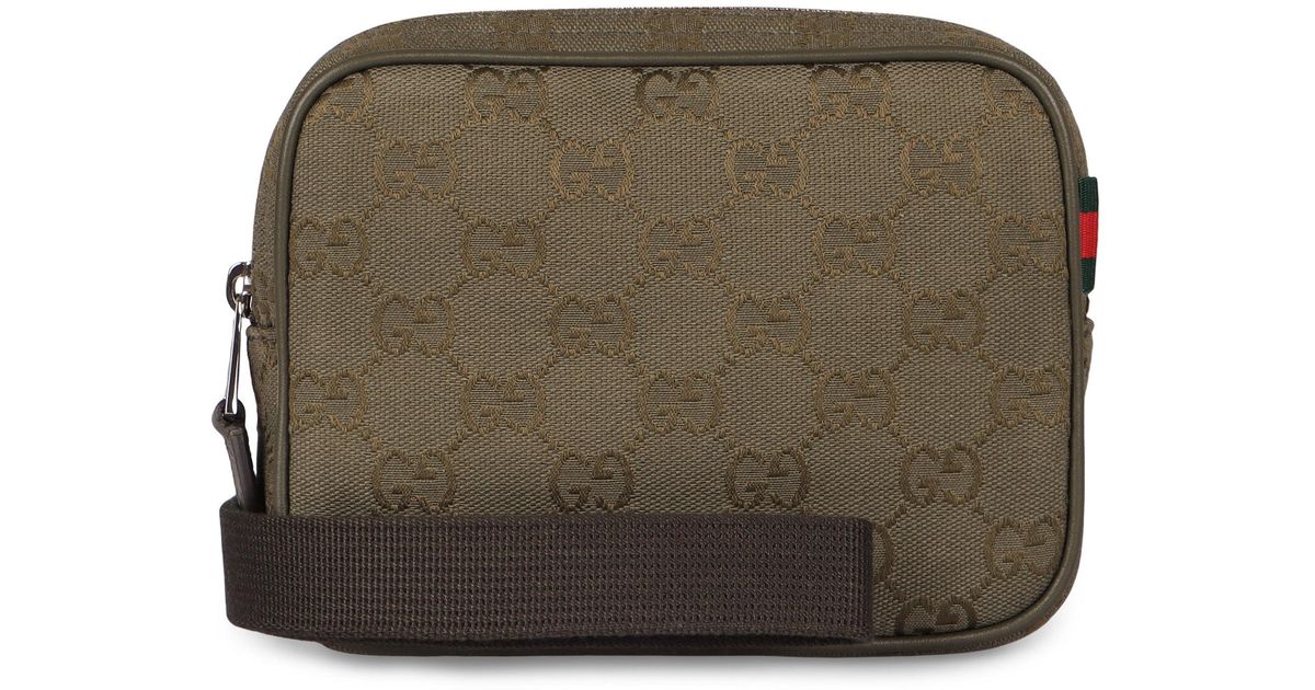 Gucci Gg Canvas Camera Bag in Brown for Men | Lyst