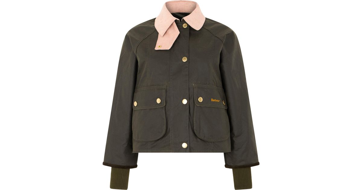 Barbour Beadnell Jacket in Black | Lyst