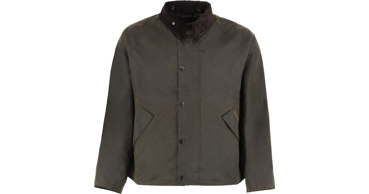 Barbour Rain Jacket Os Transport in Black for Men | Lyst UK