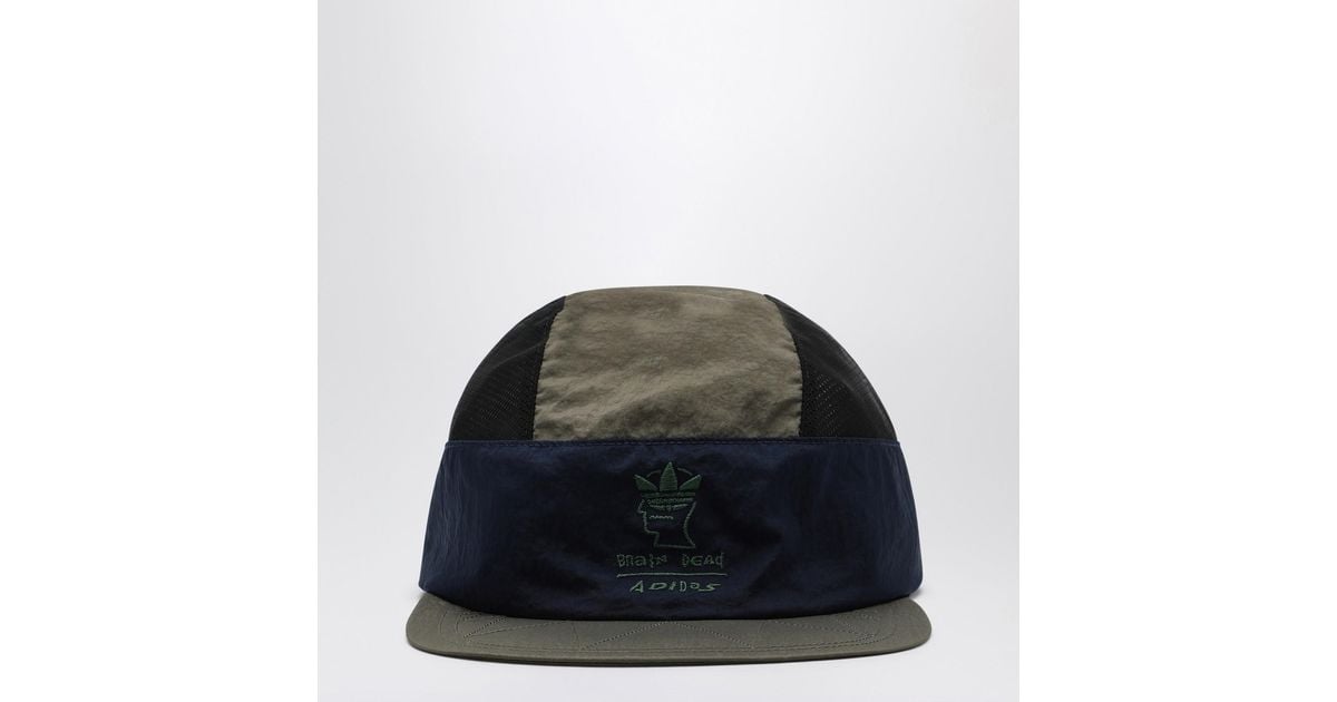 adidas x Brain Dead /blue/green Baseball Cap With Logo for Men | Lyst