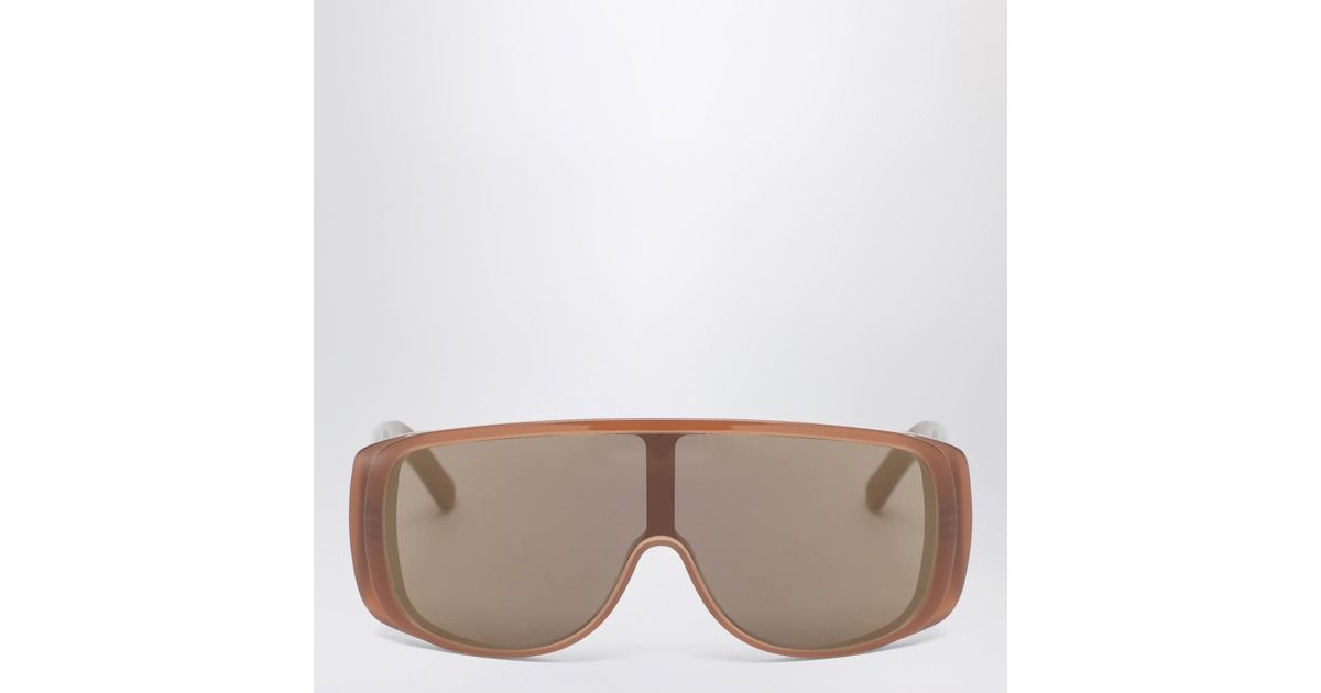 Retrosuperfuture Mask Sunglasses in Brown for Men | Lyst UK