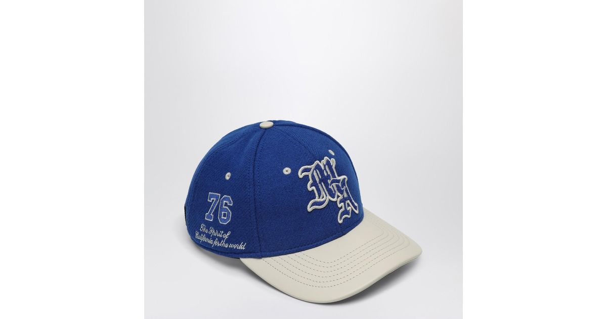 Amiri Ma Spirit Baseball Cap in Blue for Men | Lyst UK