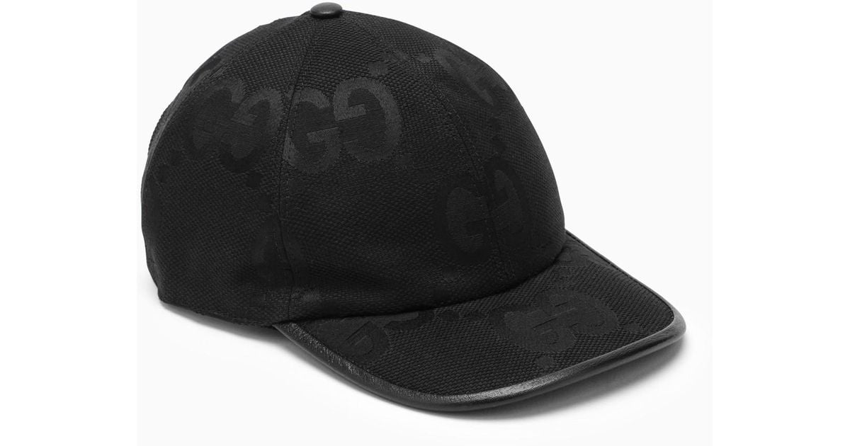 Gucci gg Jumbo Hat in Black for Men | Lyst UK