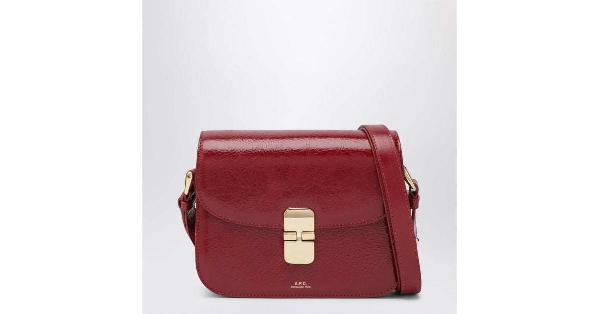 A.P.C. Grace Cross-Body Bag in Red | Lyst UK