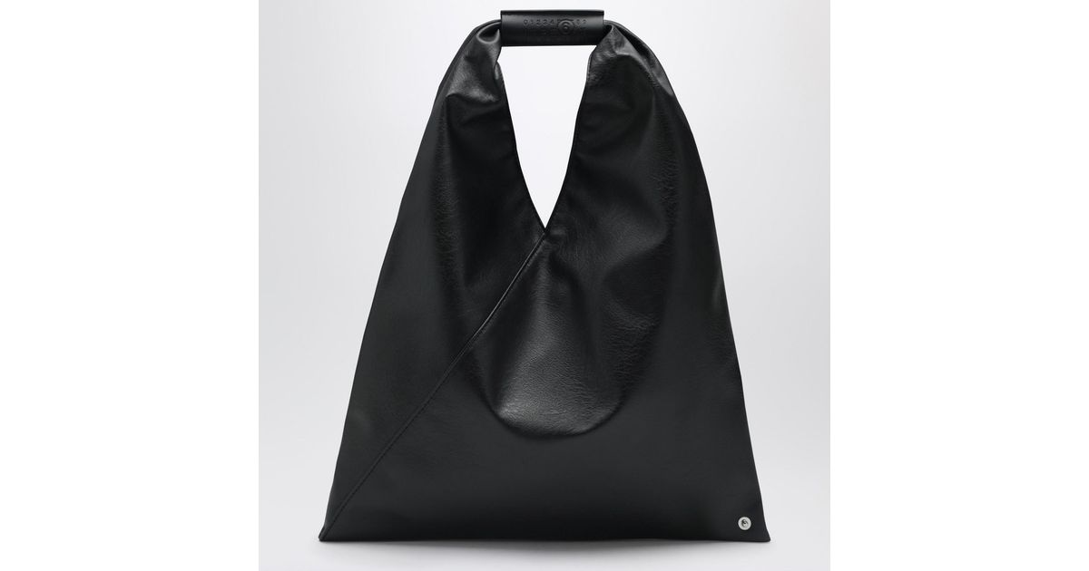 MM6 by Maison Margiela Small Japanese Bag In Eco Leather in Black | Lyst UK