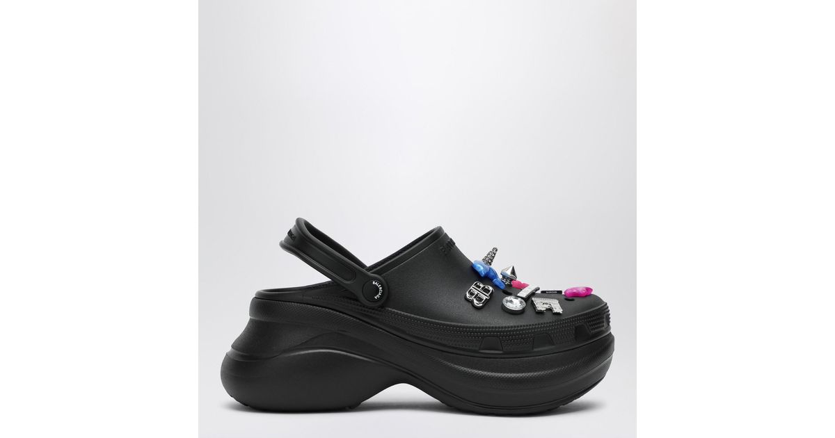 Balenciaga Crocs Jibbitz in Black | Lyst