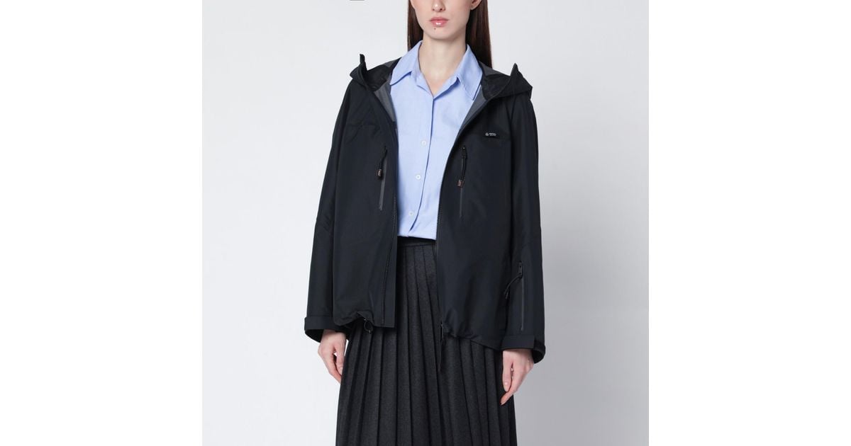 Prada Technical Canvas Jacket in Black | Lyst UK