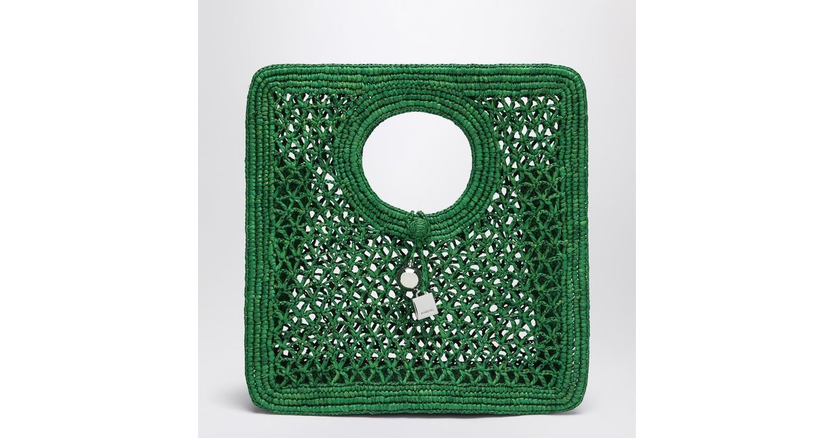 Jacquemus The Beach Square Bag in Green | Lyst