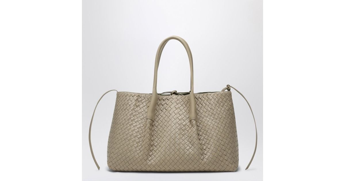Bottega Veneta Ecru/matcha Pinacoteca Bag in Gray | Lyst