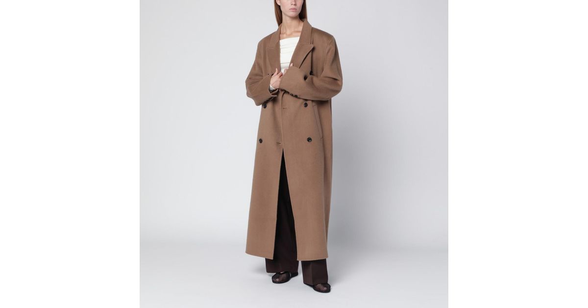 Almada Label Deja Coat in Brown | Lyst UK