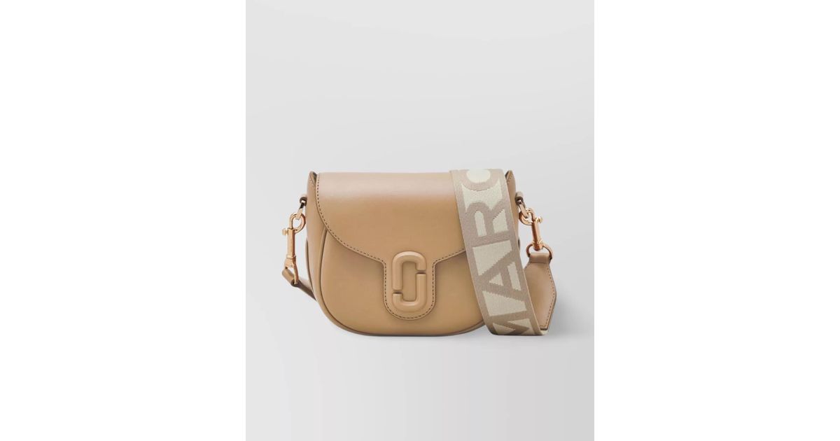 Marc Jacobs Small Saddle Crossbody Bag in Natural | Lyst UK