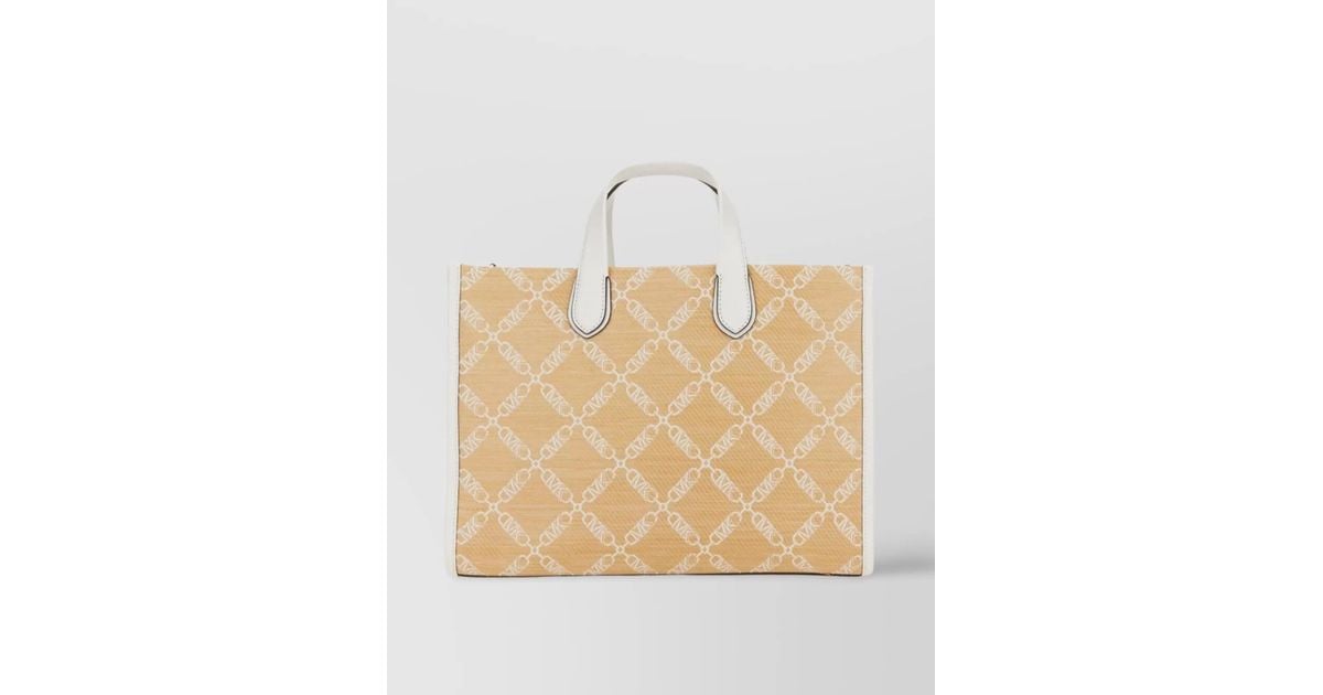 Michael Kors Gigi Large Tote Bag in Natural | Lyst