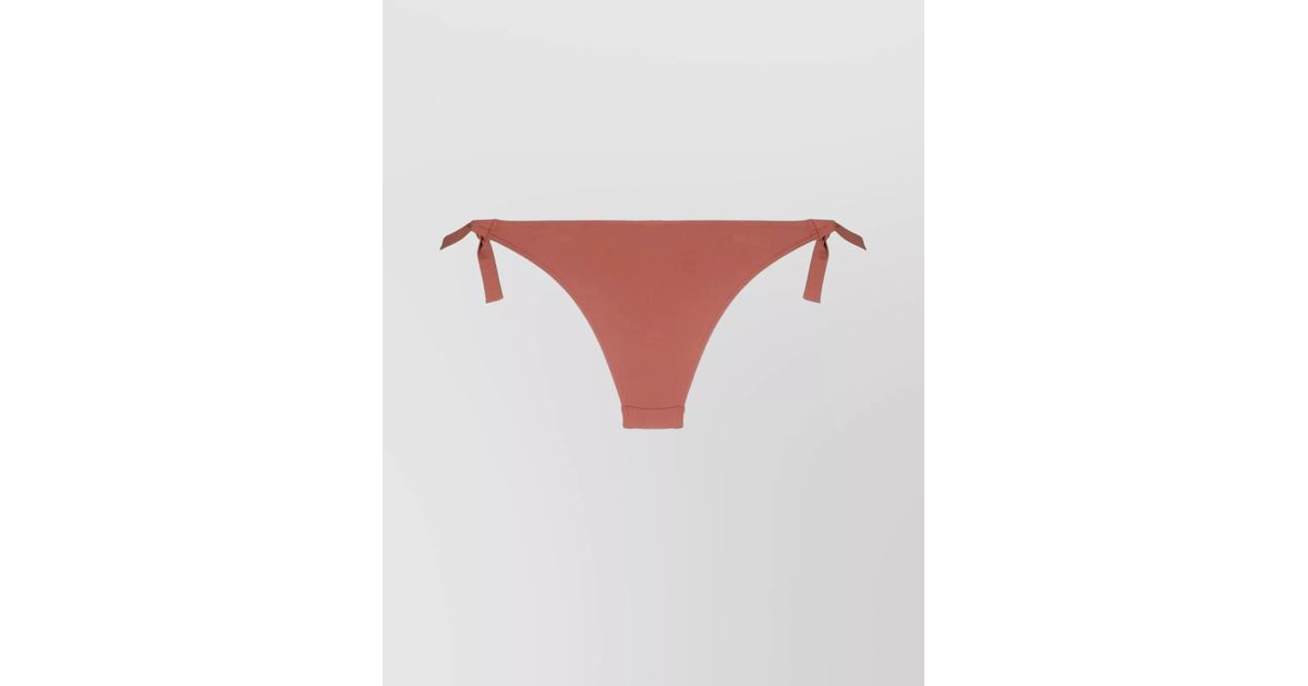 Eres Panache Elasticated High-Cut Leg Low-Rise Swimwear in White | Lyst