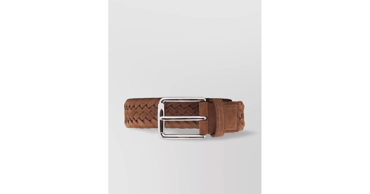 Tod's Adjustable Length Braided Belts in Brown for Men | Lyst UK