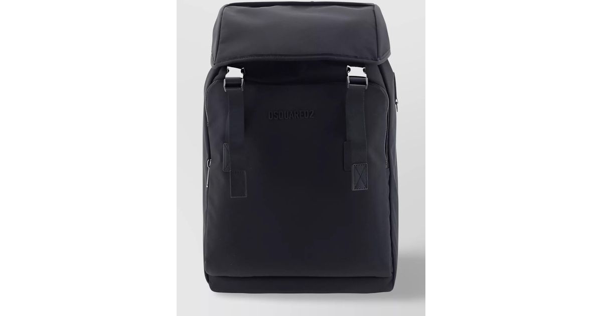 DSquared² Front Flap Backpack Side Pockets in Blue for Men | Lyst