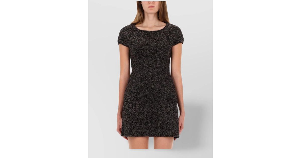 Our Legacy Cap Sleeve Fitted Waist Short Top in Black | Lyst UK