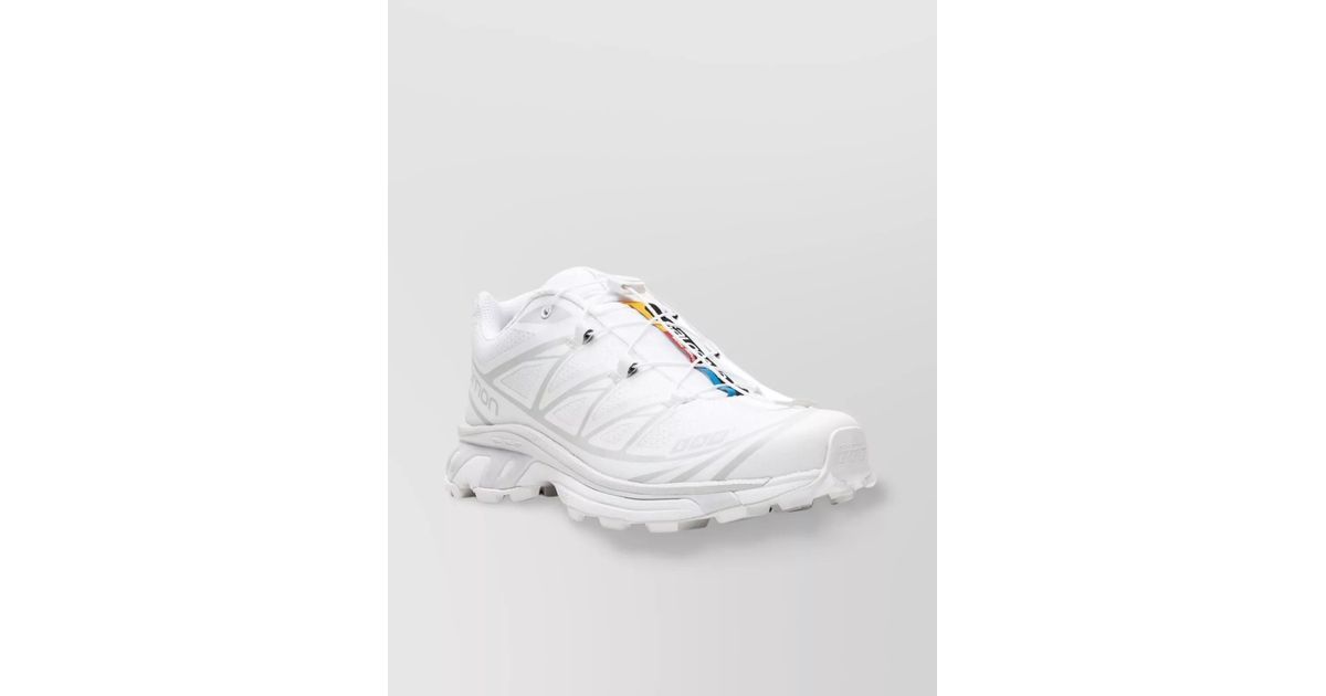 Salomon Mesh Panel Sneaker With Mud Contagrip Sole in White | Lyst UK