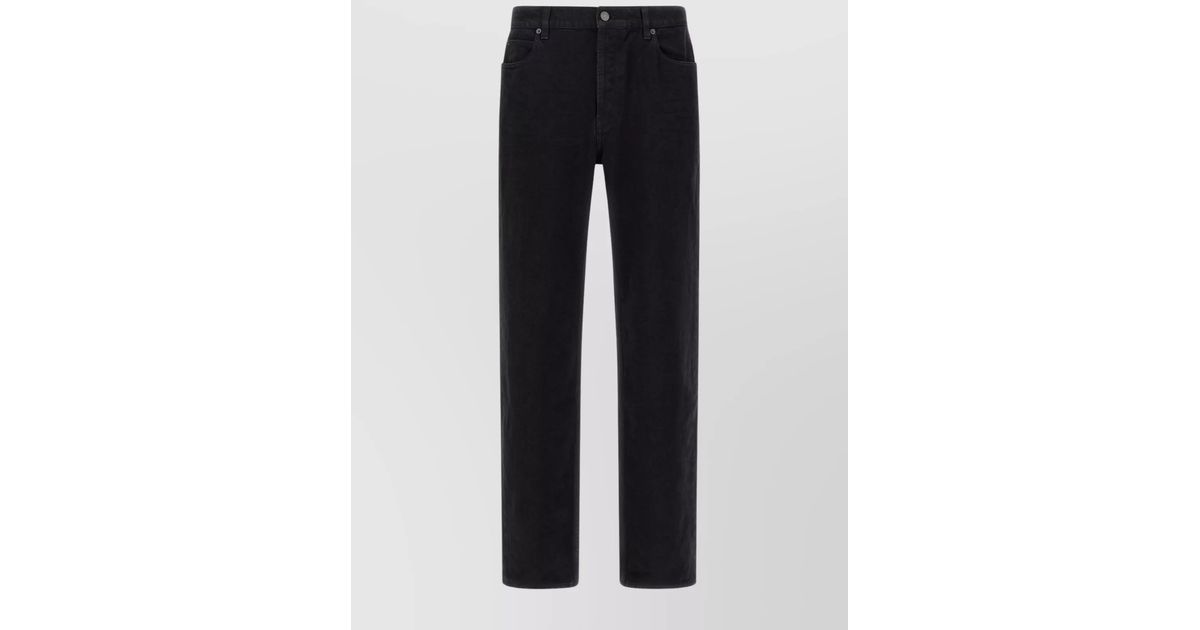 Saint Laurent Denim Jeans With Belt Loops And Five-Pocket Design in ...