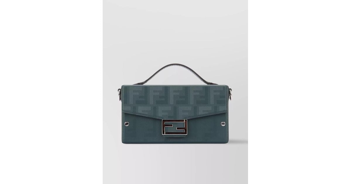 Fendi Shoulder Bag Metal Hardware Handle in Blue for Men | Lyst